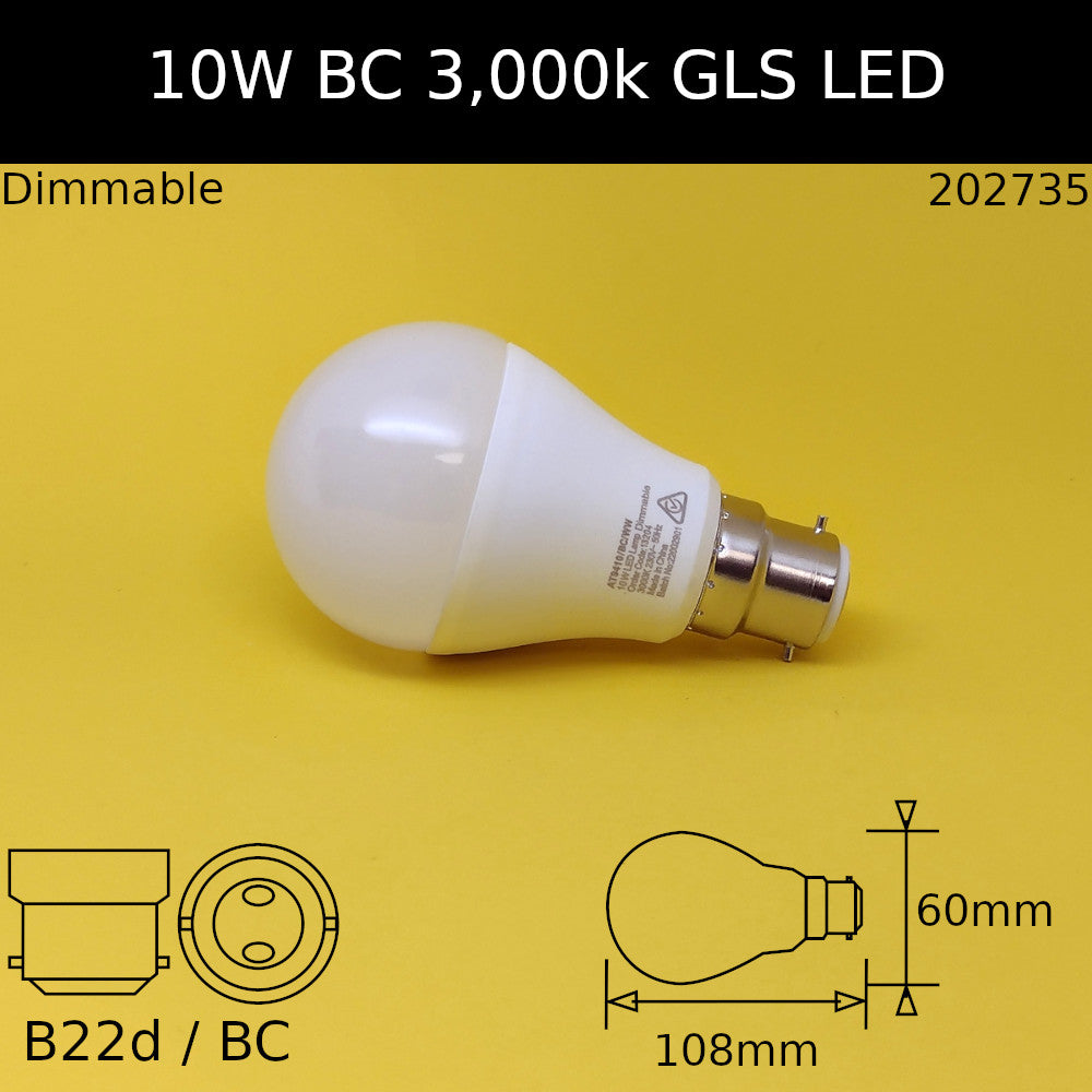 LED GLS BC – The Lightbulb Man