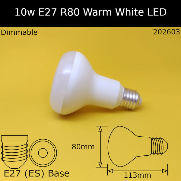 LED R80 Reflector – The Lightbulb Man