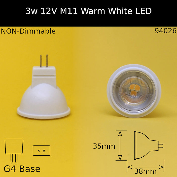 LED 12V MR11 Reflectors – The Lightbulb Man