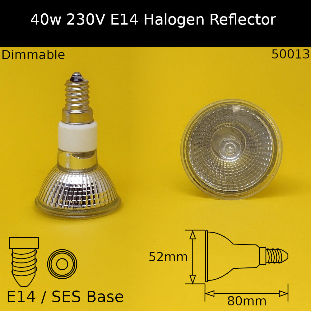 Halogen E14 Reflectors – The Lightbulb Man